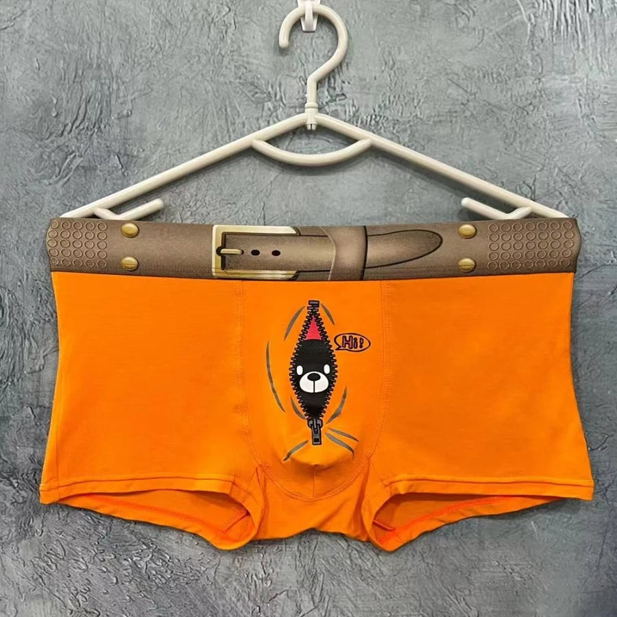 Christie Kirkland Brand Men's Underwear Designer Novelty Cartoon Print ...